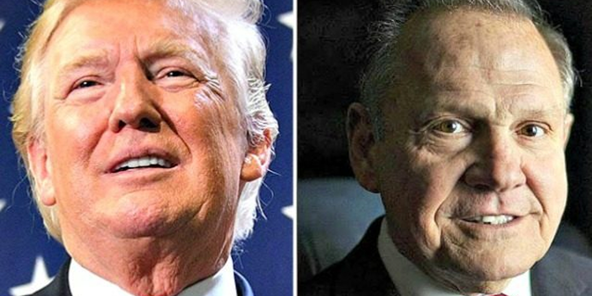 Donald Trump throws full support behind Roy Moore